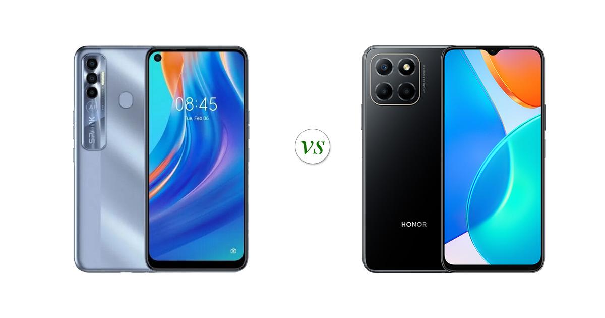 TECNO Spark 7 Pro vs HONOR X6: Side by Side Specs Comparison
