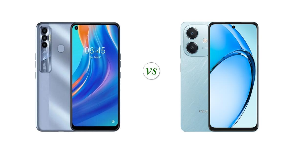 TECNO Spark 7 Pro vs OPPO A3x: Side by Side Specs Comparison