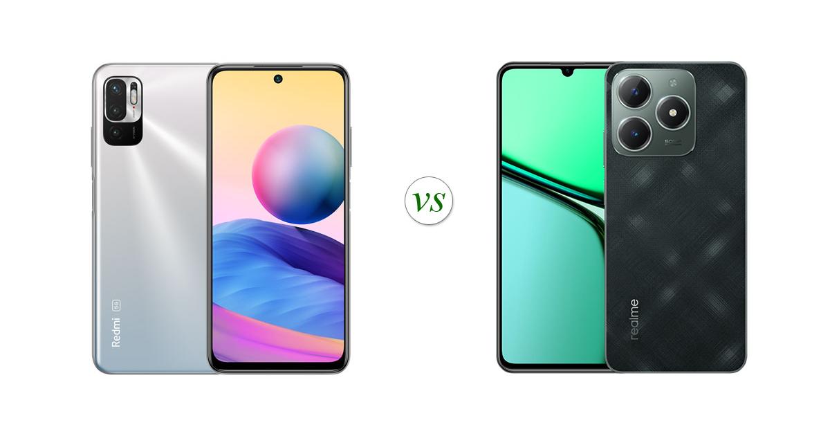 Xiaomi Redmi Note 10 5G vs realme C61: Side by Side Specs Comparison