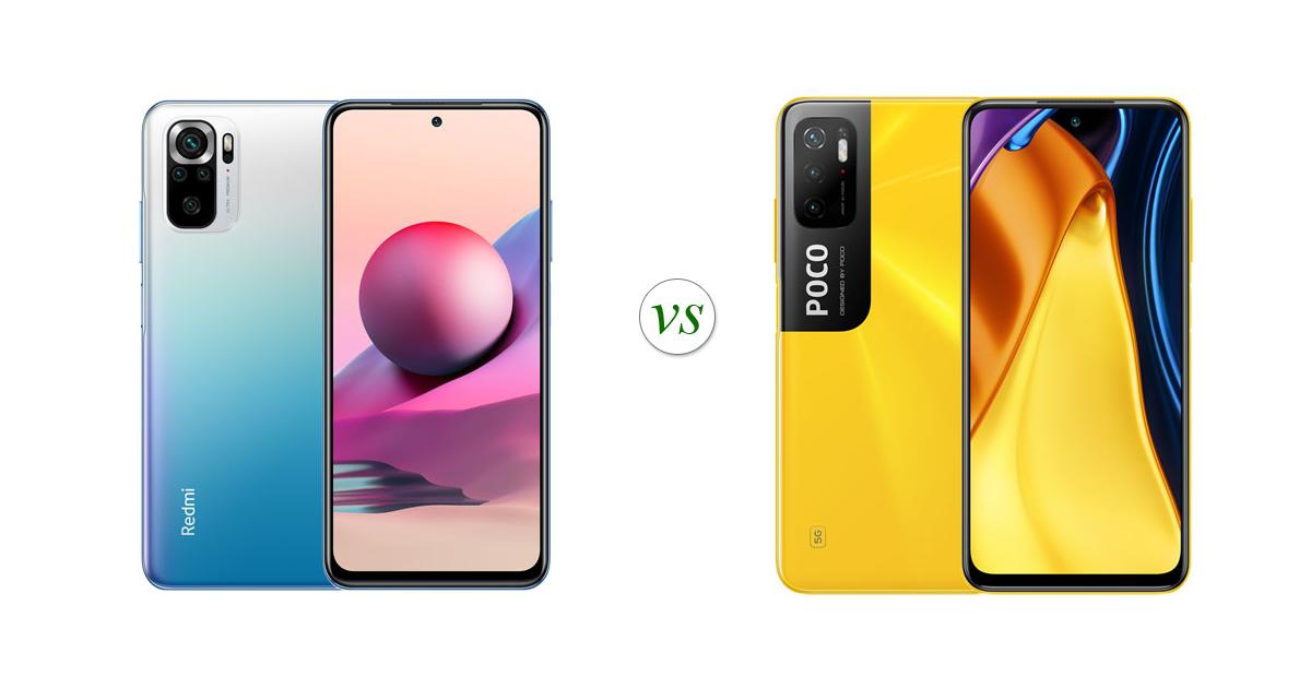 Xiaomi Redmi Note 10S vs POCO M3 Pro 5G: Side by Side Specs Comparison