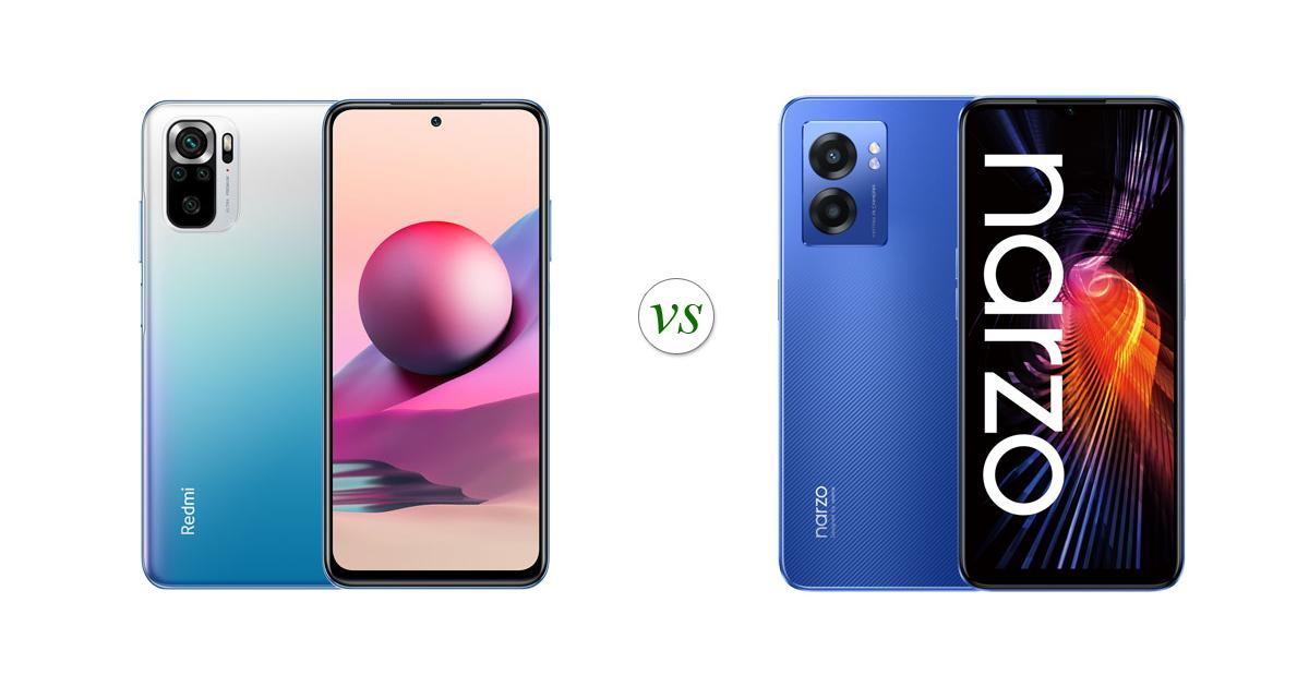 Xiaomi Redmi Note 10S vs narzo 50 5G: Side by Side Specs Comparison