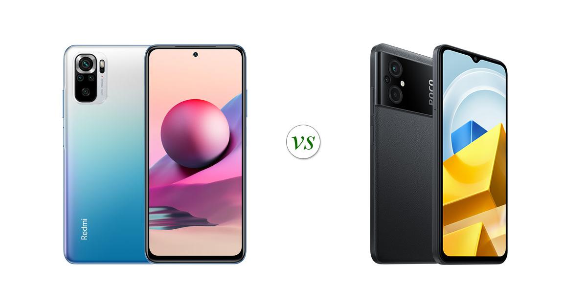 Xiaomi Redmi Note 10S vs POCO M5: Side by Side Specs Comparison