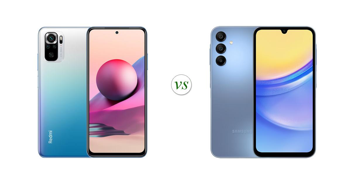Xiaomi Redmi Note 10S vs Samsung Galaxy A15 5G: Side by Side Specs ...