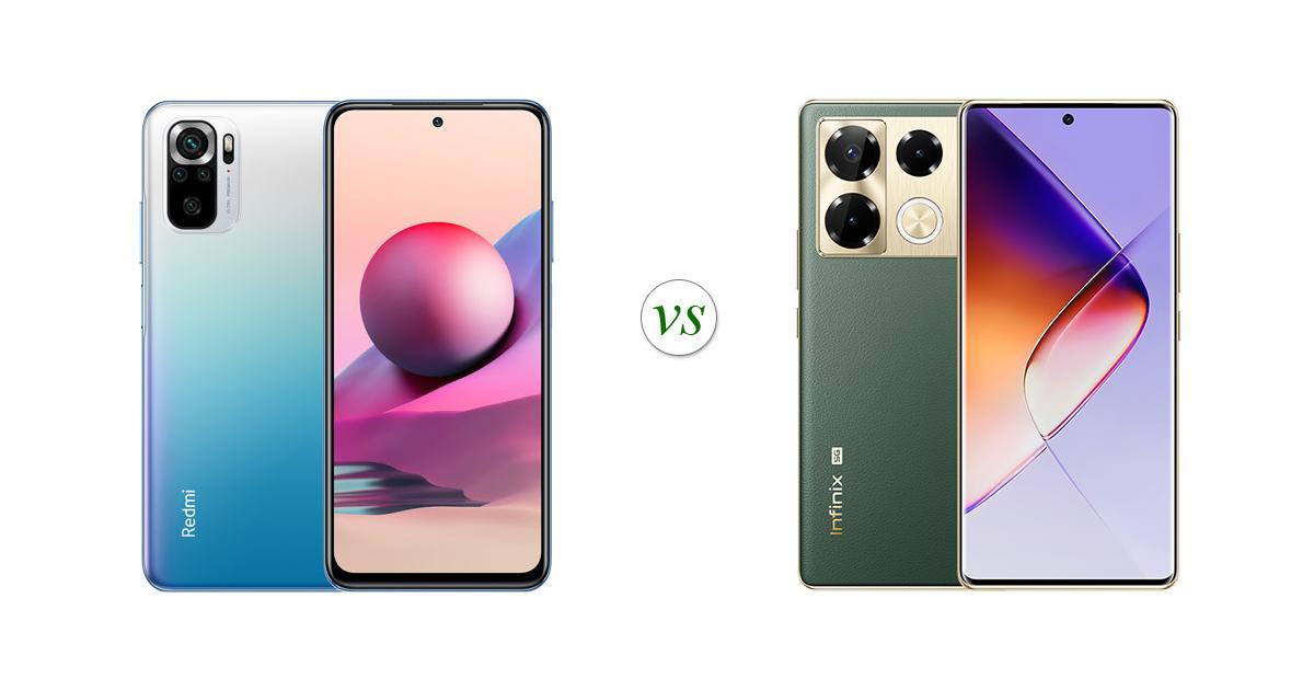 Xiaomi Redmi Note 10S vs Infinix NOTE 40 Pro: Side by Side Specs Comparison