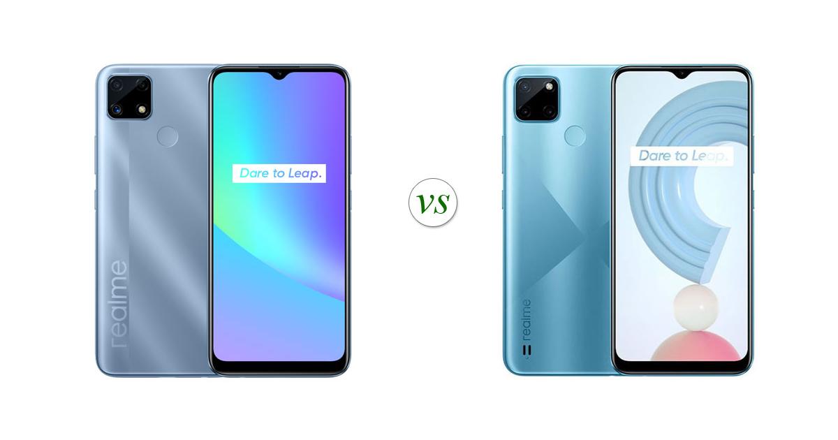 realme C25s vs realme C21Y: Side by Side Specs Comparison