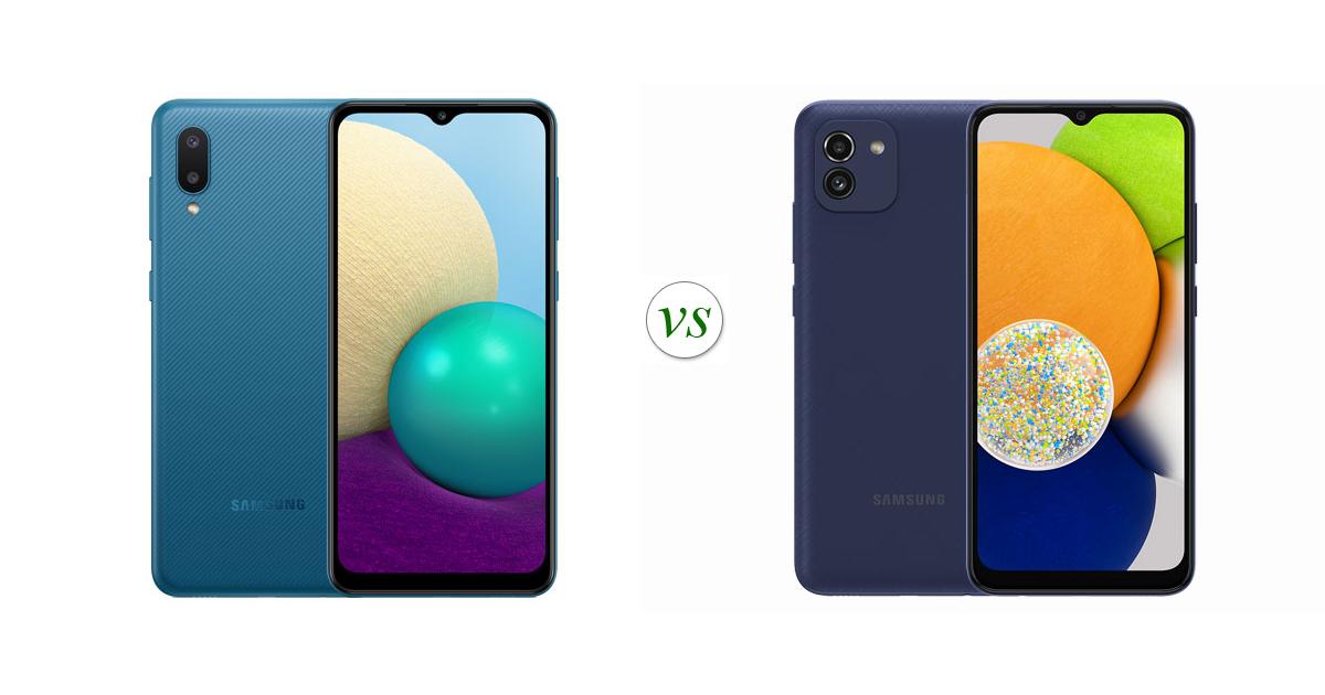 Samsung Galaxy A02 vs Samsung Galaxy A03: Side by Side Specs Comparison