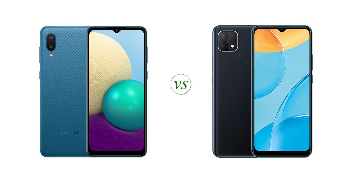 Samsung Galaxy A02 vs OPPO A15: Side by Side Specs Comparison