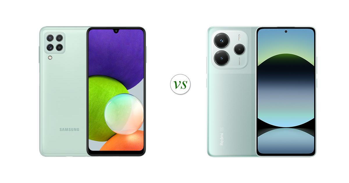 Samsung Galaxy A22 vs Redmi Note 14: Side by Side Specs Comparison