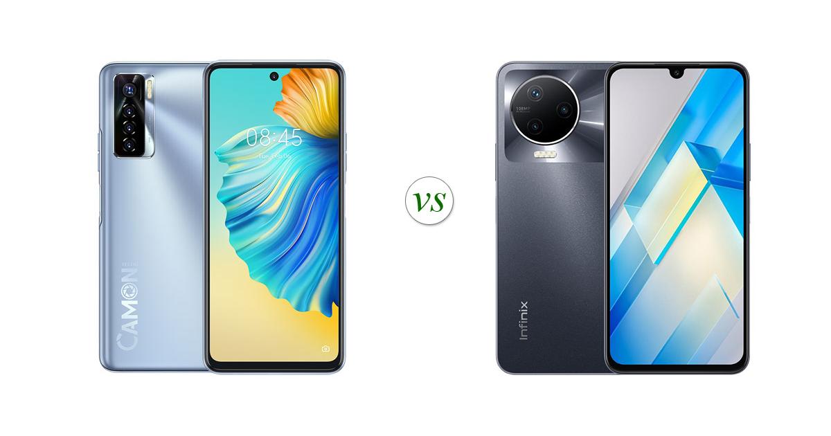 TECNO CAMON 17 Pro vs Infinix Note 12 Pro: Side by Side Specs Comparison