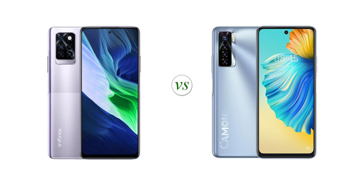 Infinix Note 10 Pro vs TECNO CAMON 17 Pro: Side by Side Specs Comparison