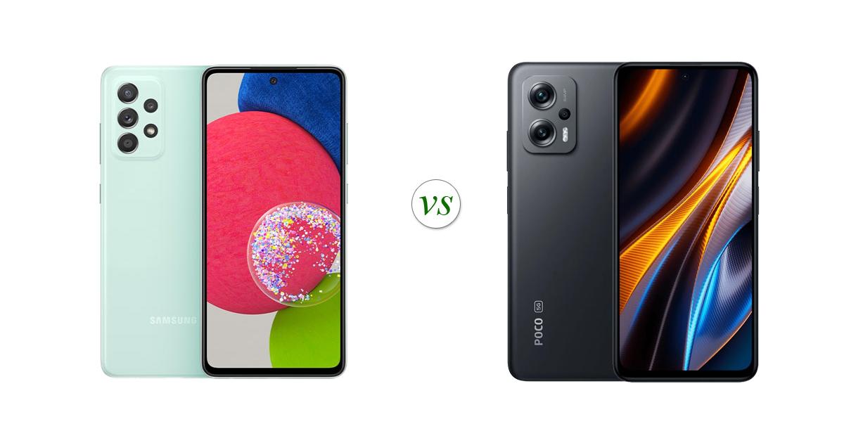 Samsung Galaxy A52s 5G vs POCO X4 GT: Side by Side Specs Comparison