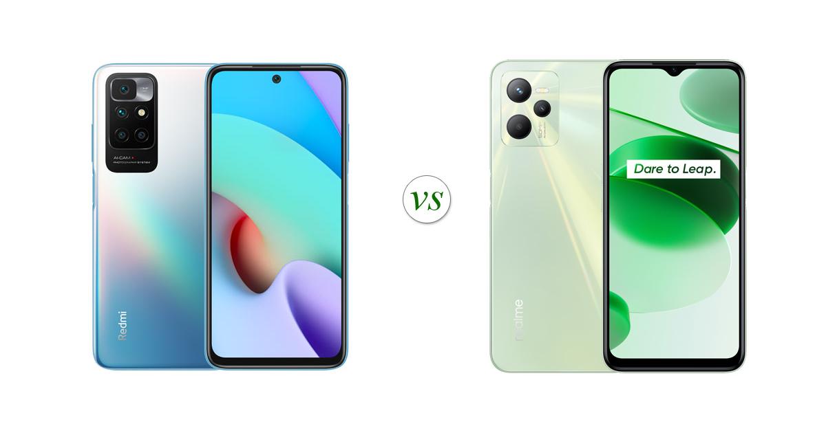 Xiaomi Redmi 10 vs realme C35: Side by Side Specs Comparison
