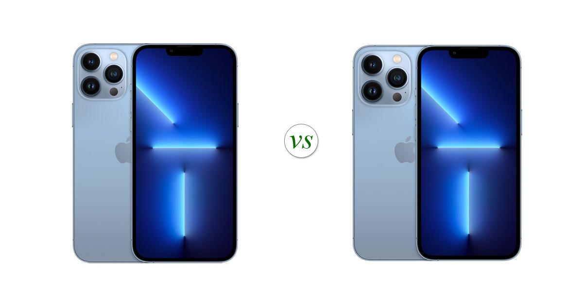 Apple iPhone 13 Pro Max vs Apple iPhone 13 Pro: Side by Side Specs ...