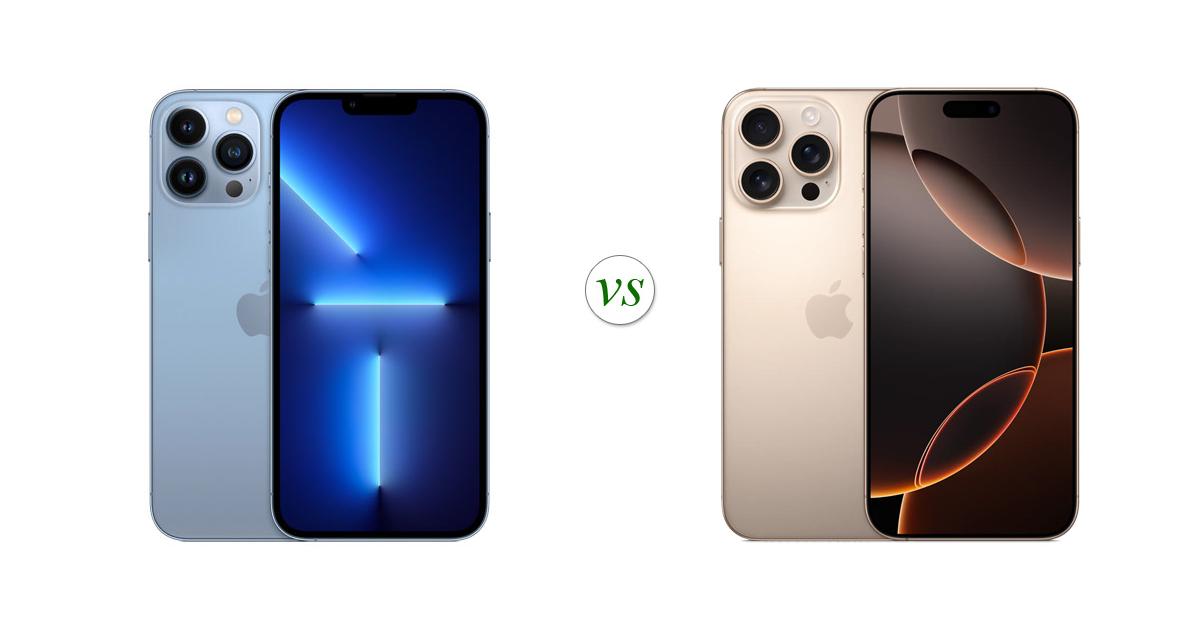 Apple iPhone 13 Pro Max vs Apple iPhone 16 Pro Max: Side by Side Specs ...