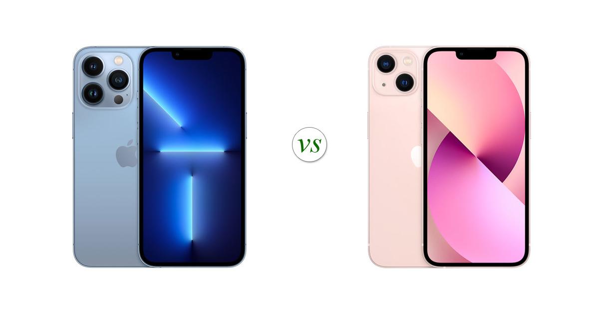 Apple iPhone 13 Pro vs Apple iPhone 13: Side by Side Specs Comparison