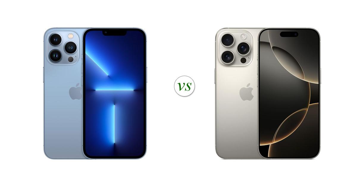 Apple iPhone 13 Pro vs Apple iPhone 16 Pro: Side by Side Specs Comparison