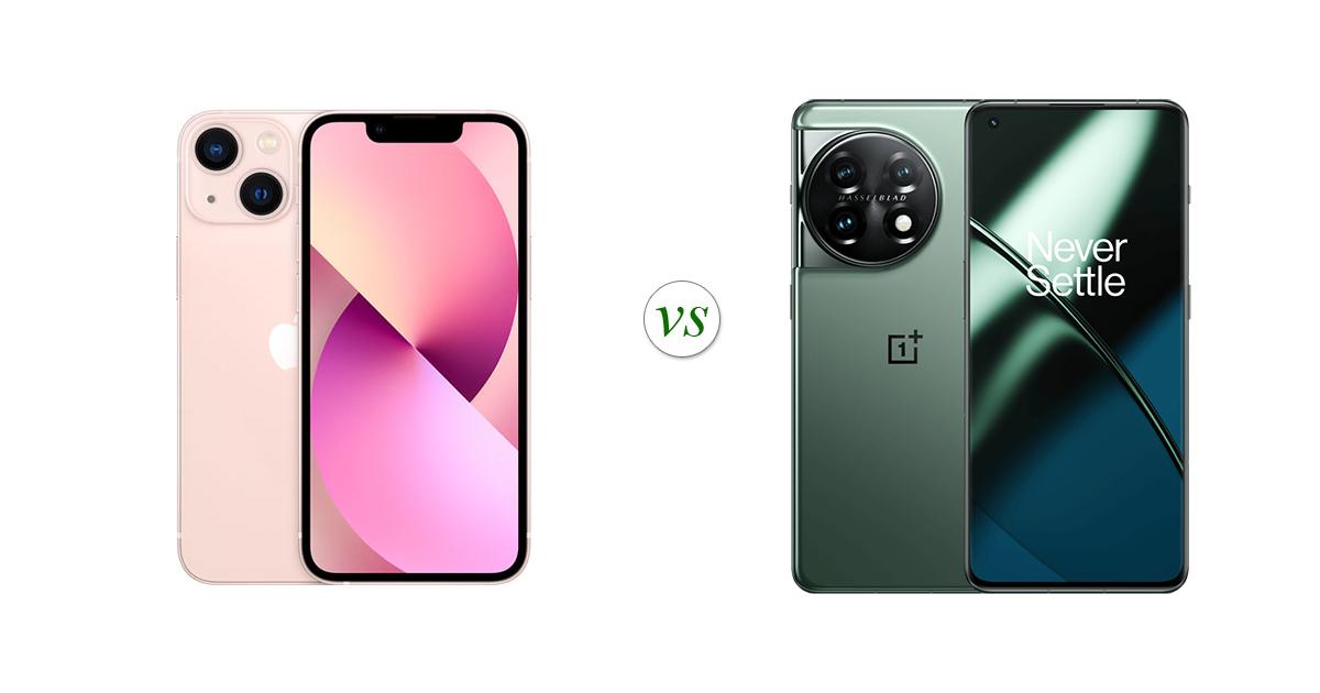 Apple iPhone 13 mini vs OnePlus 11 5G: Side by Side Specs Comparison