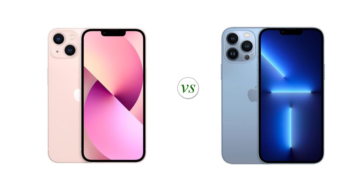Apple iPhone 13 vs Apple iPhone 13 Pro Max: Side by Side Specs Comparison