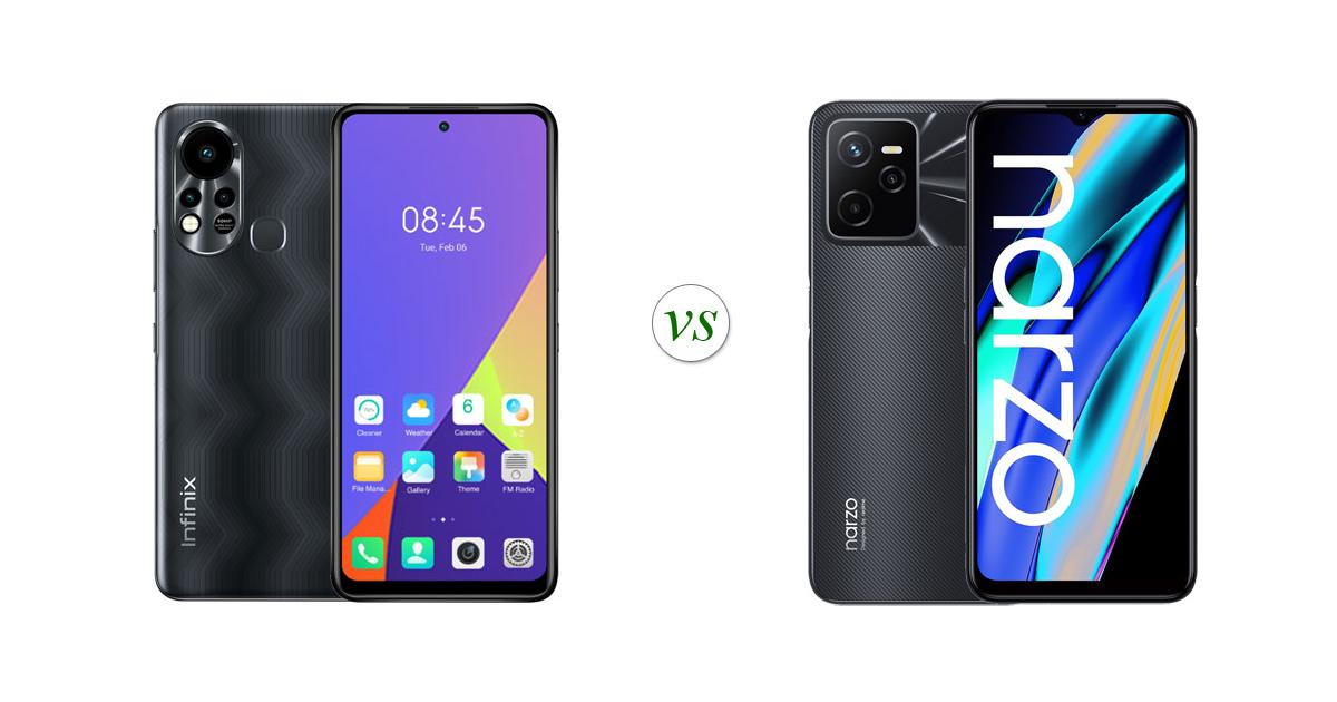 Infinix Hot 11s vs realme narzo 50A Prime: Side by Side Specs Comparison
