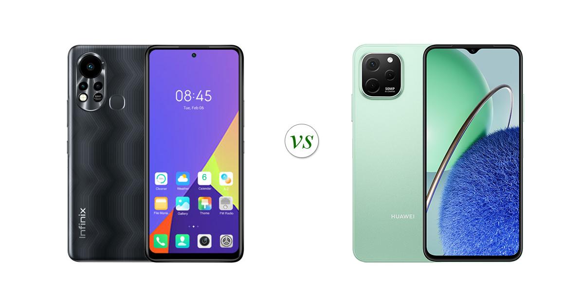 Infinix Hot 11s vs Huawei nova Y61: Side by Side Specs Comparison