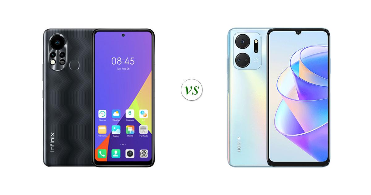 Infinix Hot 11s vs HONOR X7a: Side by Side Specs Comparison