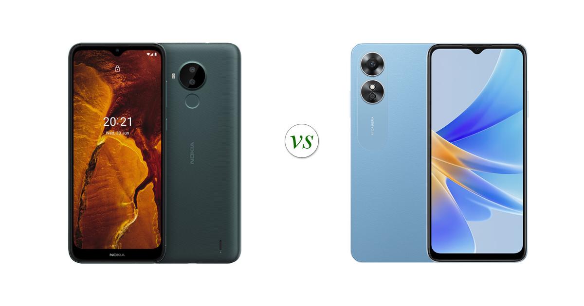 Nokia C30 vs OPPO A17: Side by Side Specs Comparison