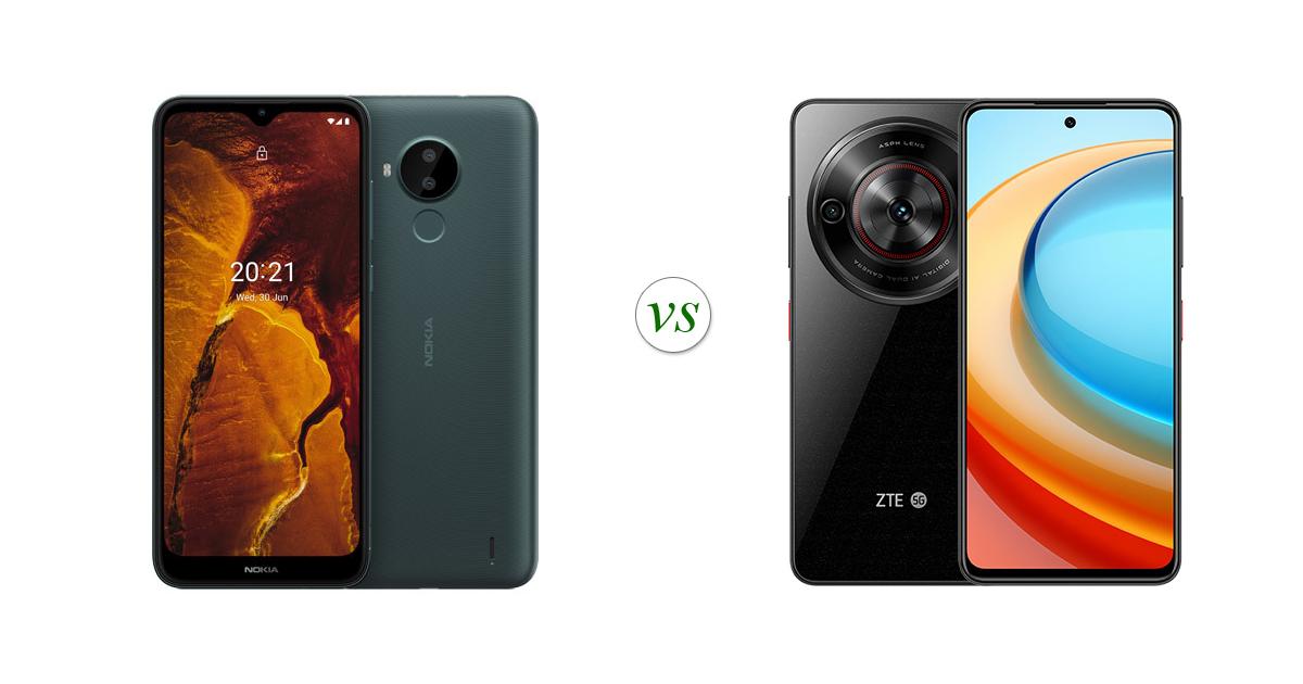 Nokia C30 vs ZTE Blade A75 5G: Side by Side Specs Comparison