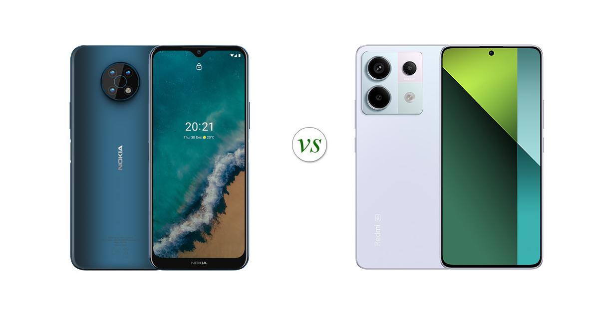 Nokia G50 vs Redmi Note 13 Pro 5G: Side by Side Specs Comparison