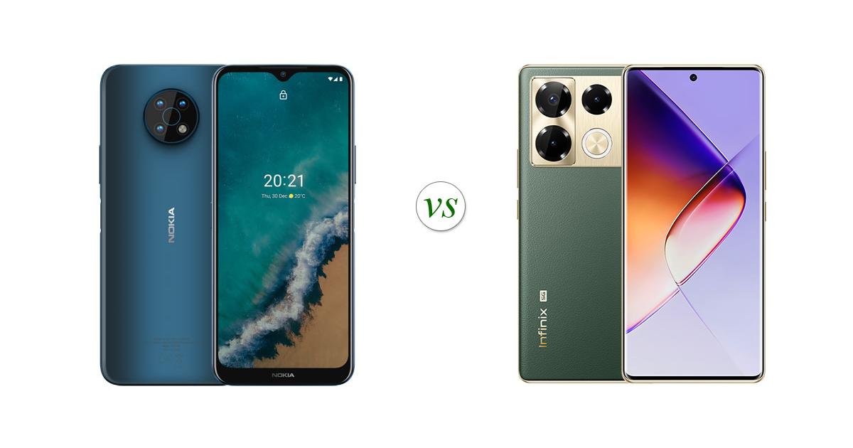 Nokia G50 vs Infinix NOTE 40 Pro: Side by Side Specs Comparison