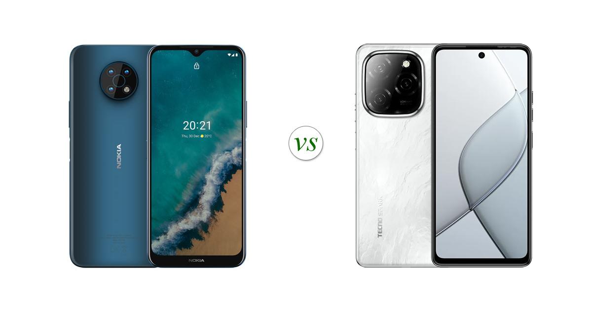 Nokia G50 vs TECNO SPARK 20 Pro 5G: Side by Side Specs Comparison