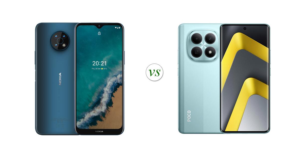 Nokia G50 vs POCO M8 5G: Side by Side Specs Comparison