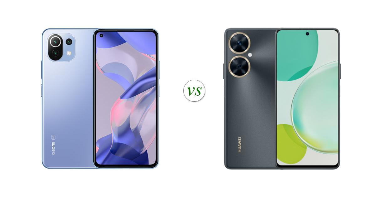 Xiaomi 11 Lite 5G NE vs HUAWEI nova 11i: Side by Side Specs Comparison