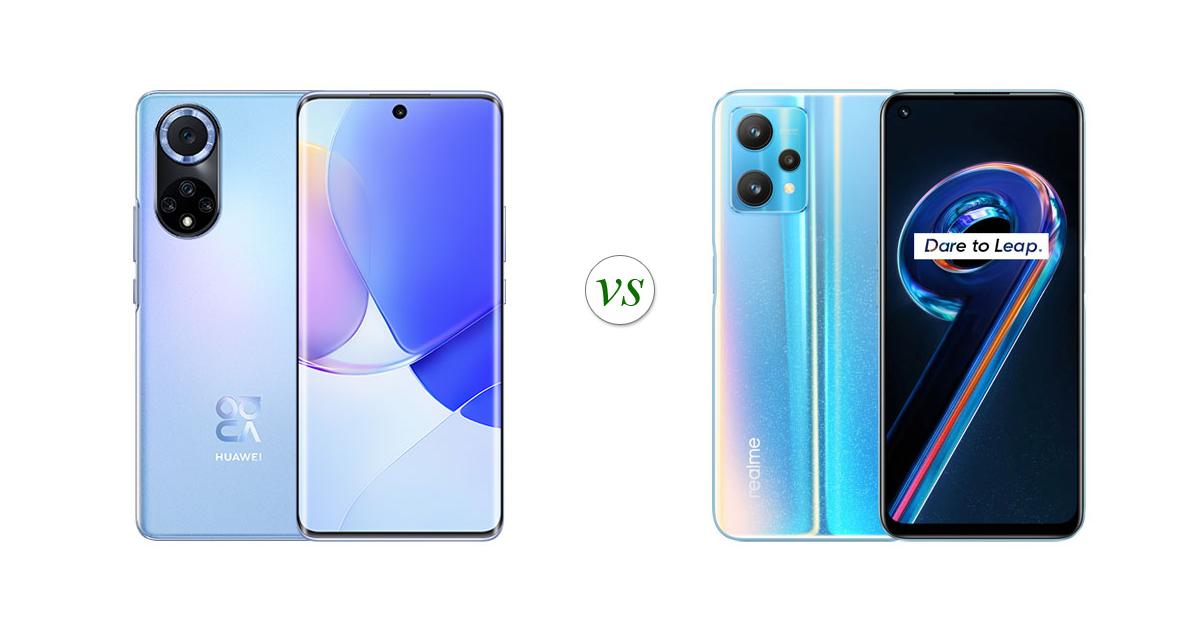 Huawei nova 9 vs realme 9 Pro: Side by Side Specs Comparison