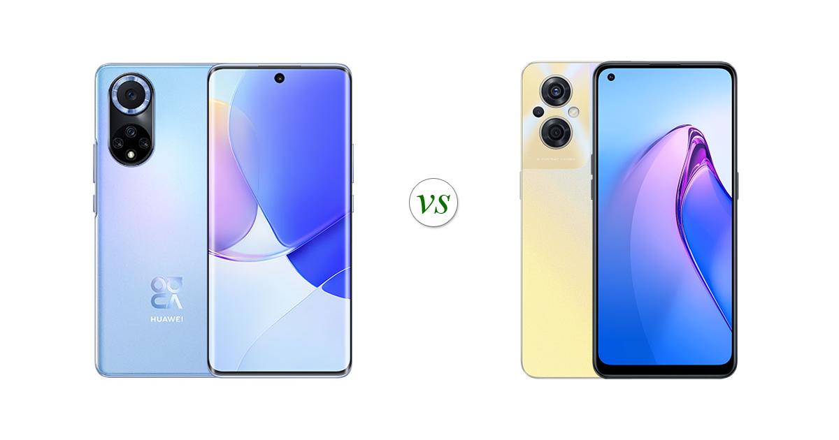 Huawei nova 9 vs OPPO Reno8 Z 5G: Side by Side Specs Comparison
