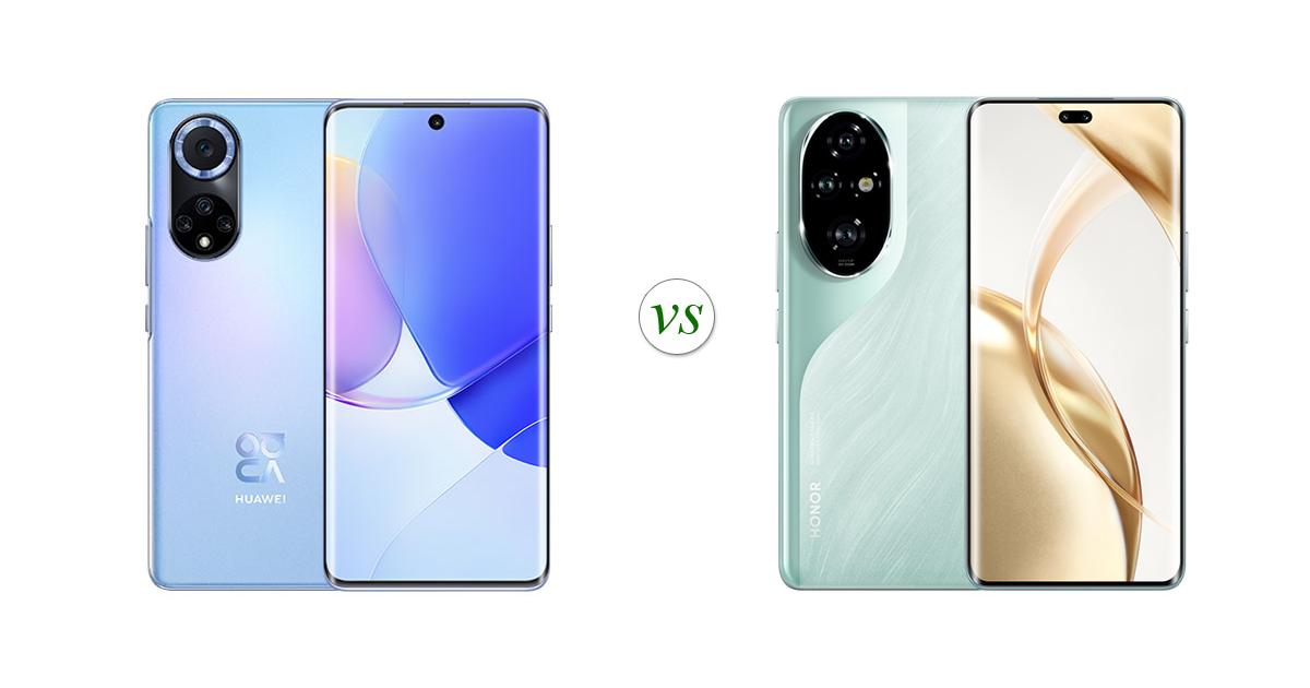 Huawei nova 9 vs HONOR 200 Pro: Side by Side Specs Comparison