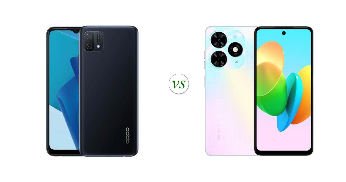 OPPO A16k vs TECNO SPARK 20C: Side by Side Specs Comparison