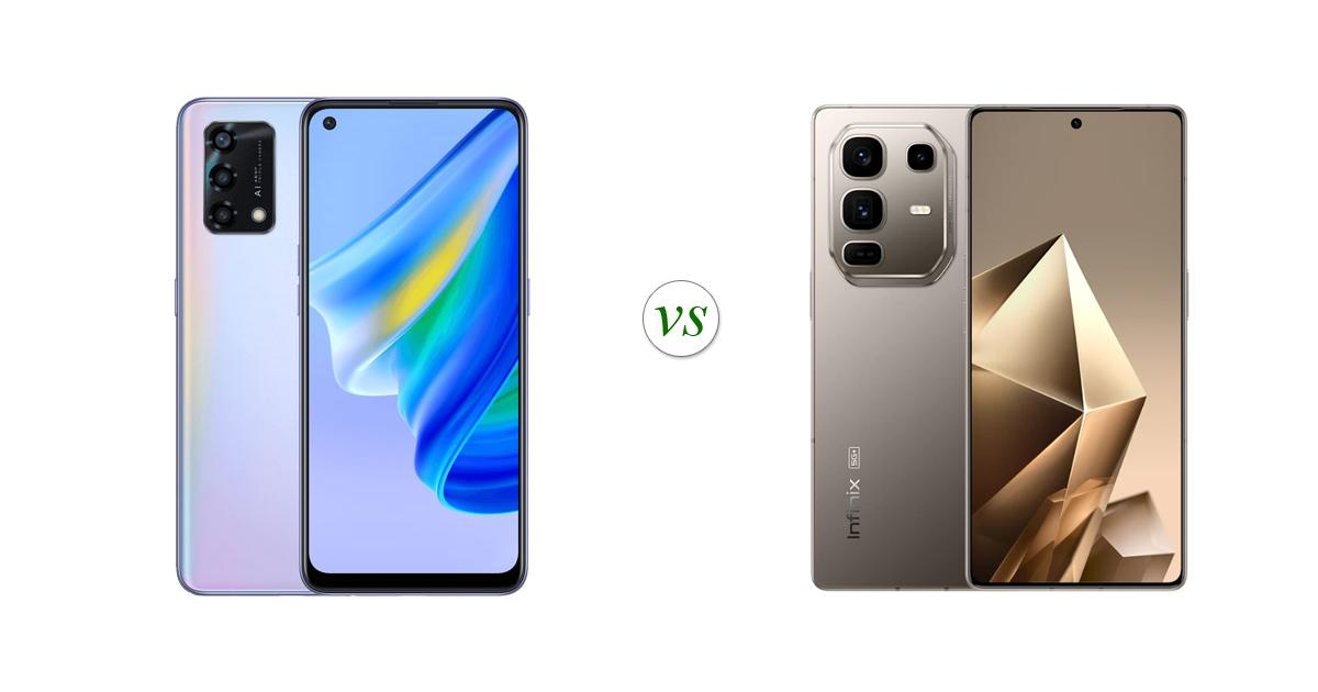 OPPO A95 vs Infinix NOTE 50 Pro+ 5G: Side by Side Specs Comparison