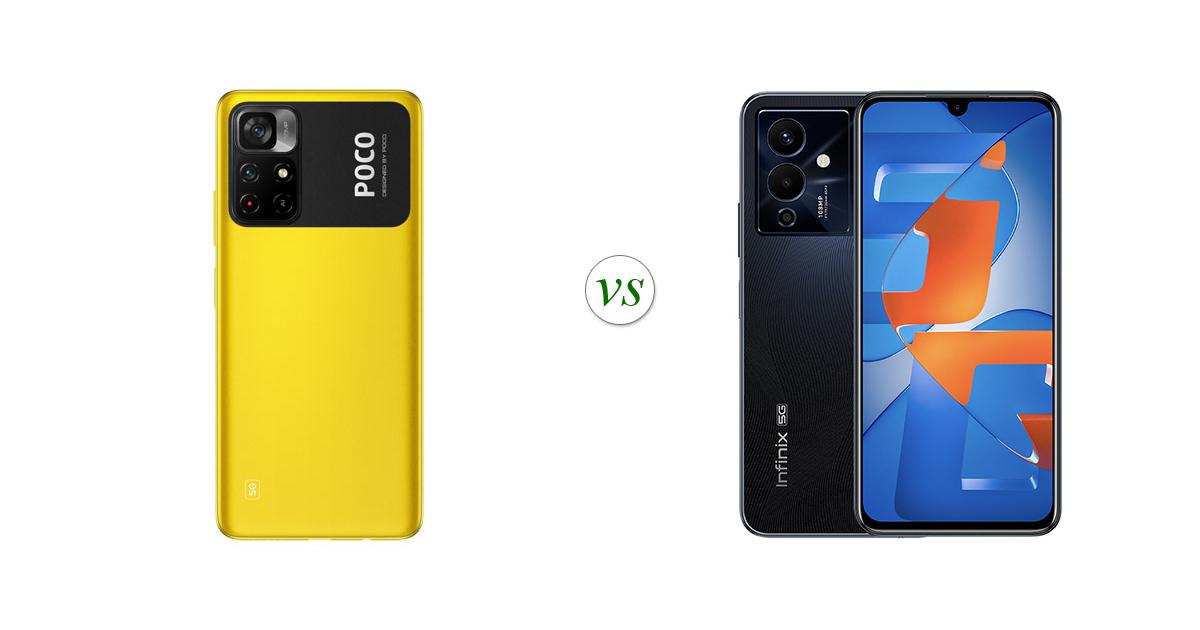 POCO M4 Pro 5G vs Infinix Note 12 PRO 5G: Side by Side Specs Comparison