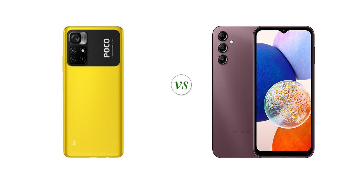 POCO M4 Pro 5G vs Samsung Galaxy A14 5G: Side by Side Specs Comparison