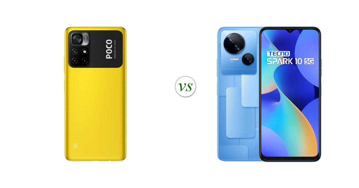 POCO M4 Pro 5G vs TECNO SPARK 10 5G: Side by Side Specs Comparison