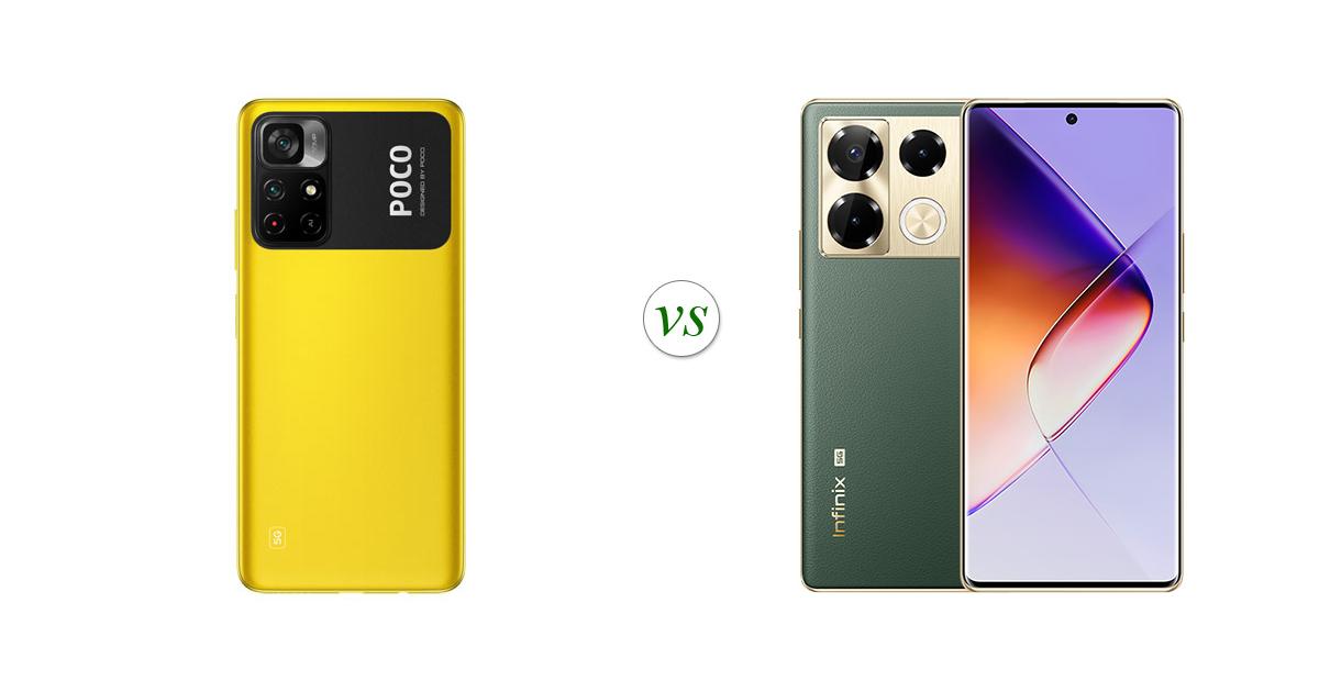 POCO M4 Pro 5G vs Infinix NOTE 40 Pro+ 5G: Side by Side Specs Comparison