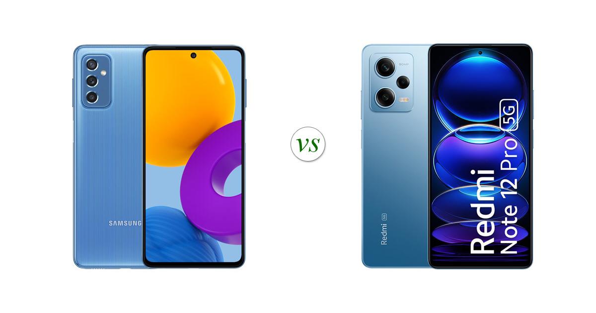 Samsung Galaxy M52 5G vs Xiaomi Redmi Note 12 Pro 5G: Side by Side ...