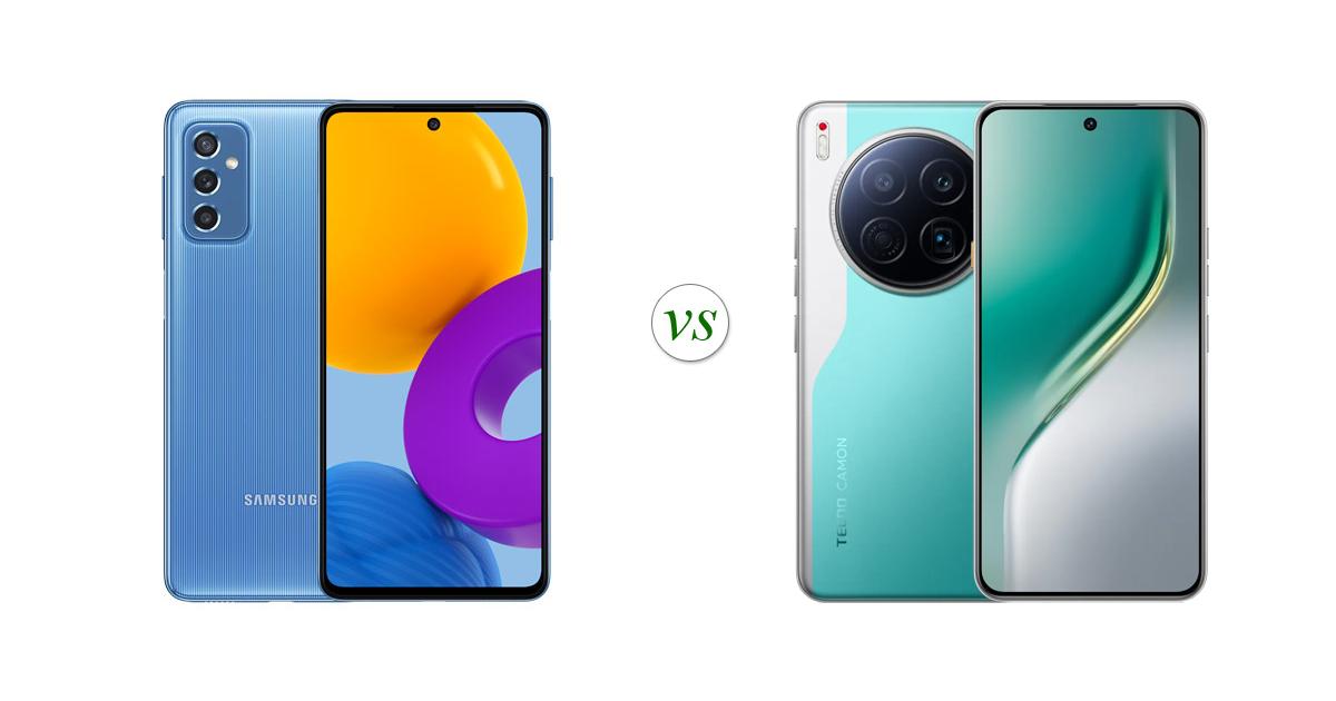 Samsung Galaxy M52 5G vs TECNO CAMON 40 Premier 5G: Side by Side Specs ...