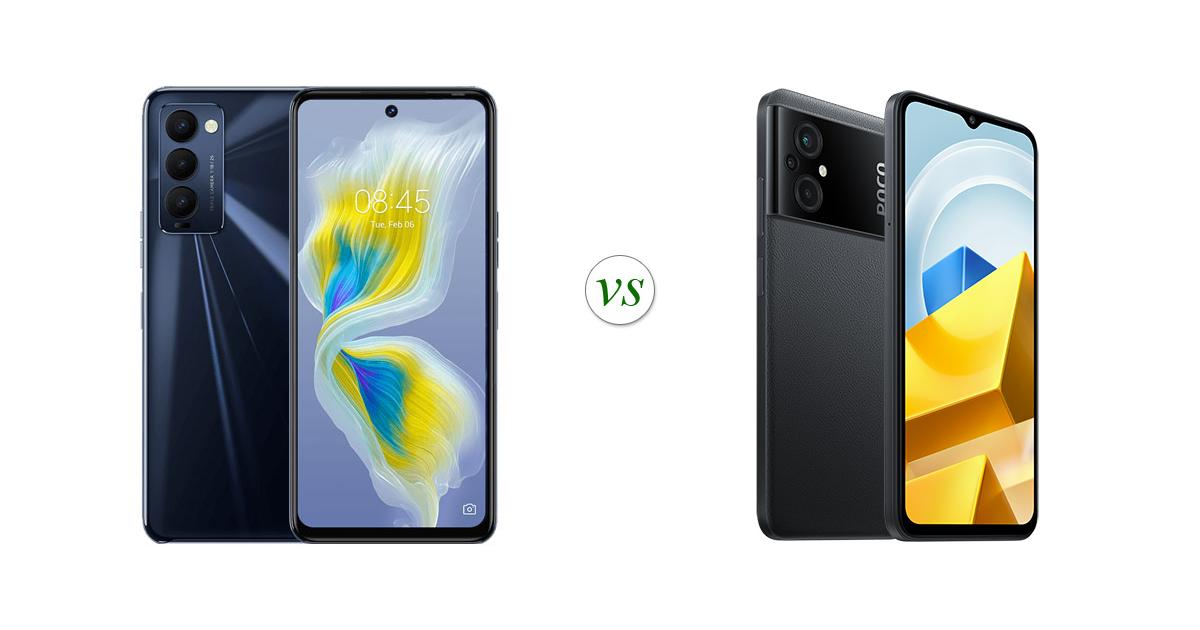 TECNO Camon 18 vs POCO M5: Side by Side Specs Comparison