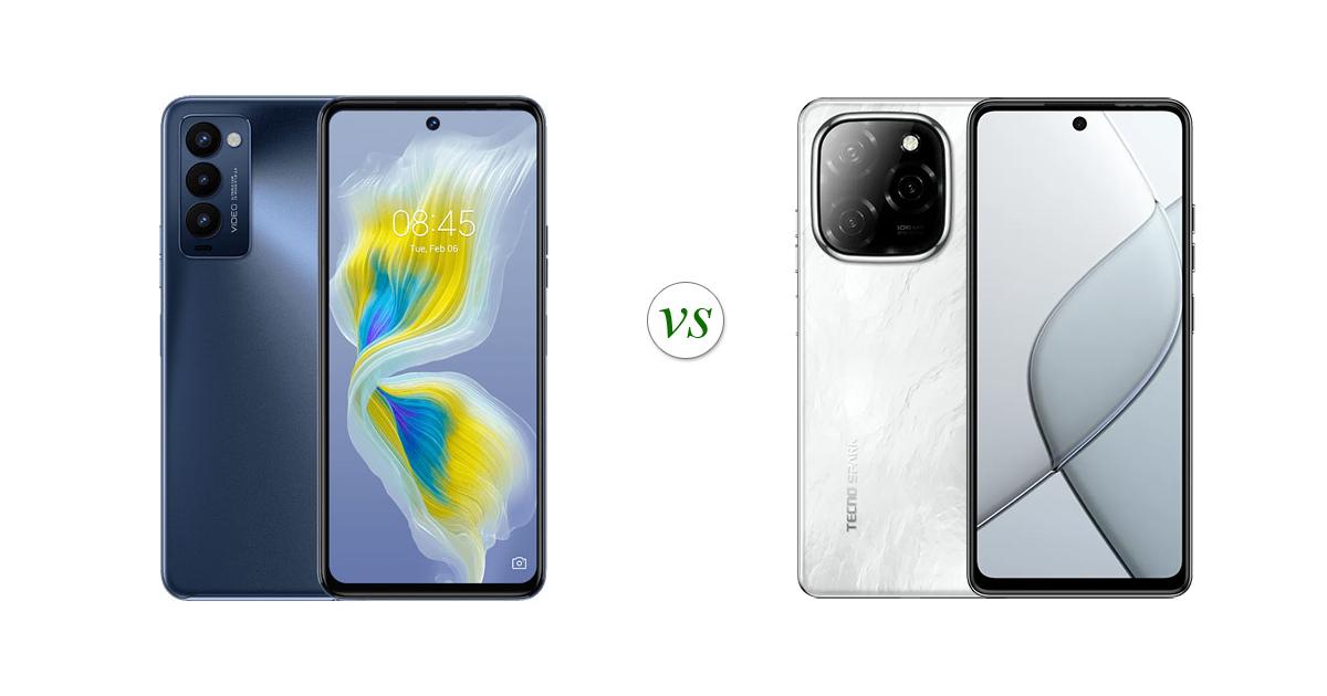 TECNO Camon 18P vs TECNO SPARK 20 Pro 5G: Side by Side Specs Comparison