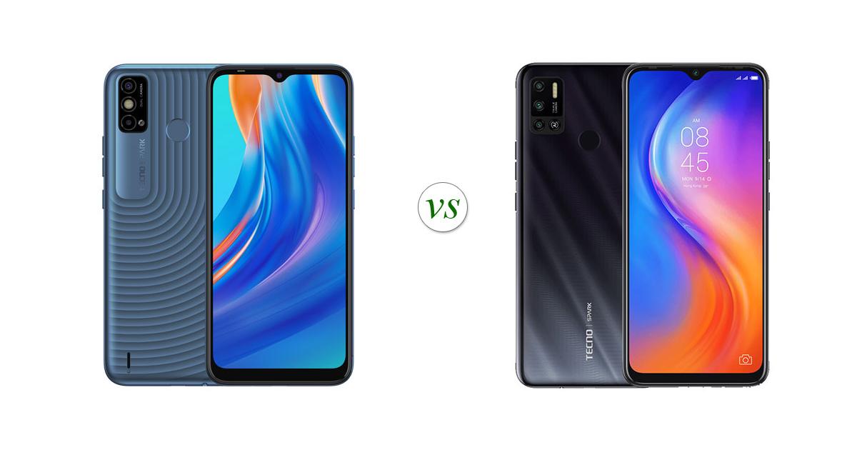 TECNO Spark 6 Go 2021 vs TECNO Spark 6 Air: Side by Side Specs Comparison