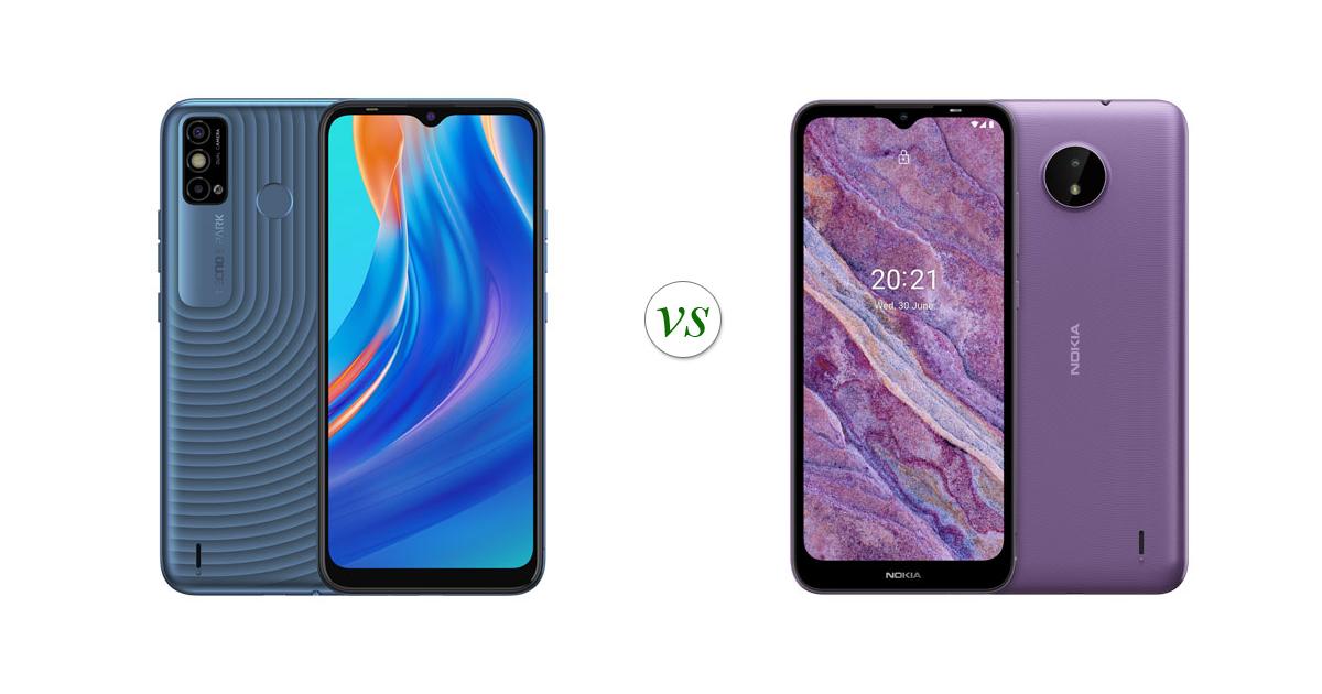 TECNO Spark 6 Go 2021 vs Nokia C10: Side by Side Specs Comparison