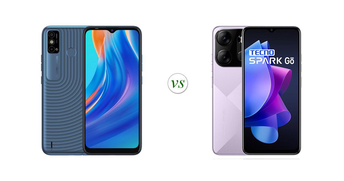 TECNO Spark 6 Go 2021 vs TECNO Spark Go 2023: Side by Side Specs Comparison