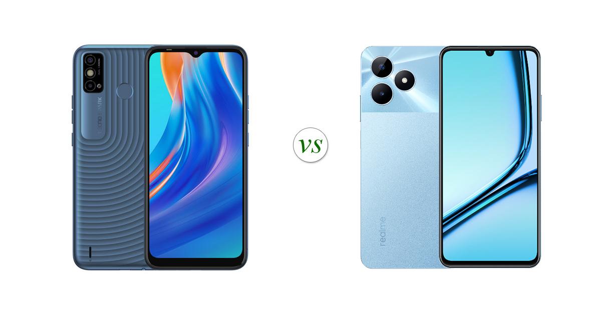 TECNO Spark 6 Go 2021 vs realme Note 50: Side by Side Specs Comparison