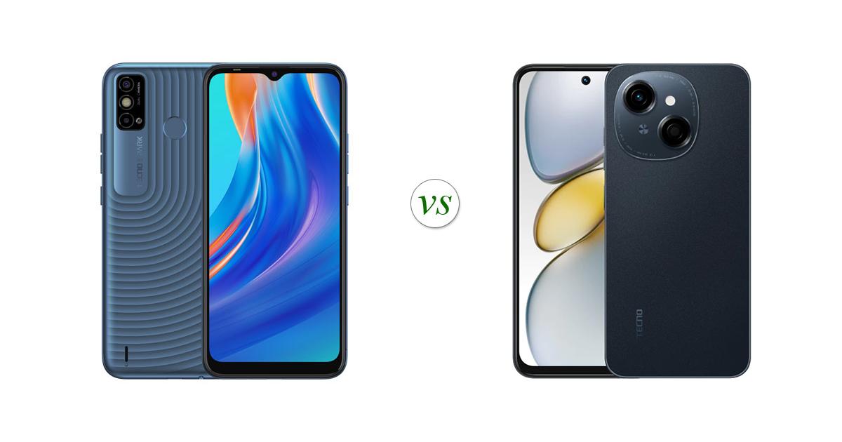 TECNO Spark 6 Go 2021 vs TECNO SPARK Go 1s: Side by Side Specs Comparison